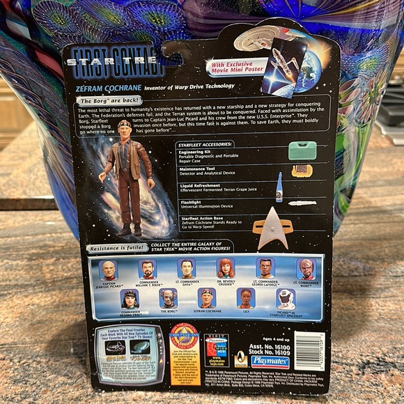 Toys | Star Trek Zefram Cochrane First Contact Action Figure | Poshmark
